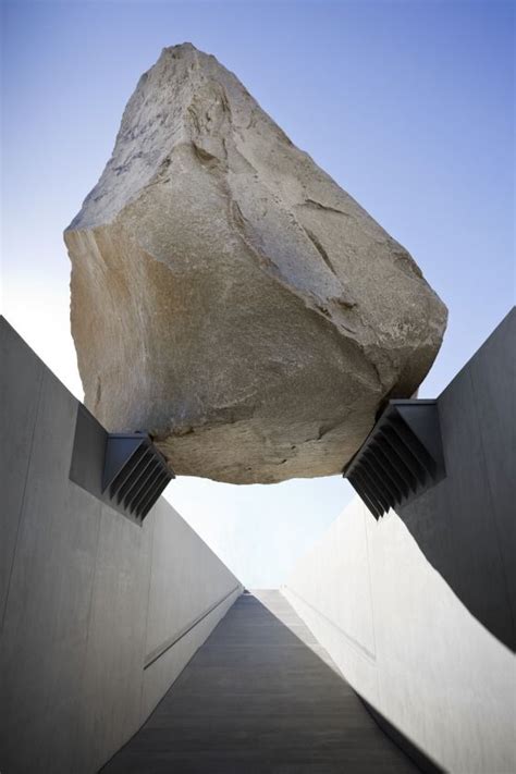 Levitated Mass Installation Art Iconic Artwork Land Art