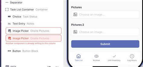 multiple file picker fields for one column ask for help glide community