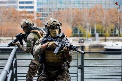 French Commando Trepel During Innovation Défense Demo In Paris