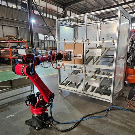 Robotic Random Case Erector Random Carton Size Flexible Robot Box Erector Forming Packing