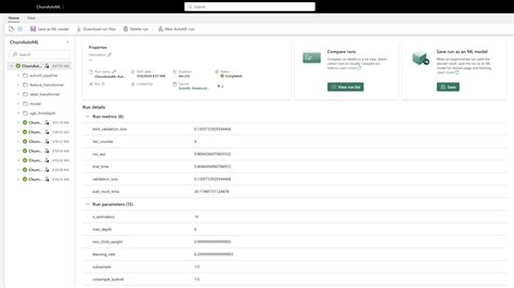 automl を使用する インターフェイス microsoft fabric microsoft learn