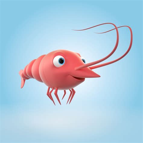 3d Shrimp Turbosquid 2018156