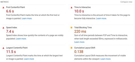 Understanding Why Websites Are Slow With Page Speed Insights Negative Epsilon