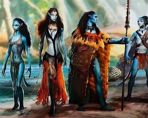 Concept Art For The Metkayina Clan Tsireya Ronal Tonowari Aonung