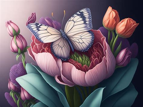 Ai产生的 蝴蝶 花朵 Pixabay上的免费图片 Pixabay