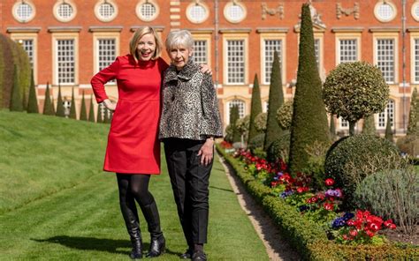 Lovely Lucy Worsley With Her Mum At Hampton Court Lucy Worsley Dr