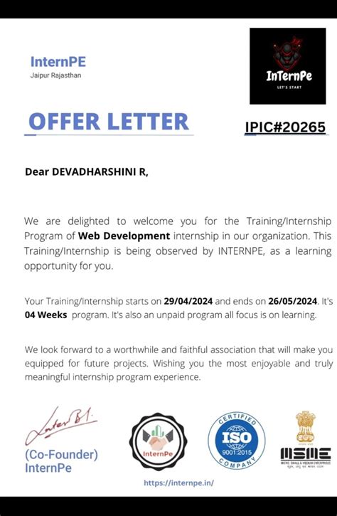 Devadharshini R On Linkedin 🎉 Exciting News Alert 🎉 Im Thrilled To Announce That Ive Officially