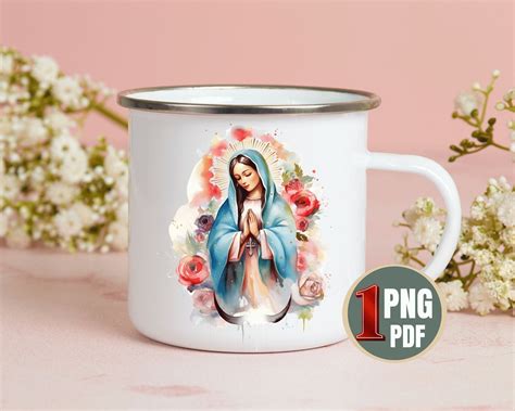 Virgen De Guadalupe Png Watercolor Clipart Virgencita De Guadalupe Dst
