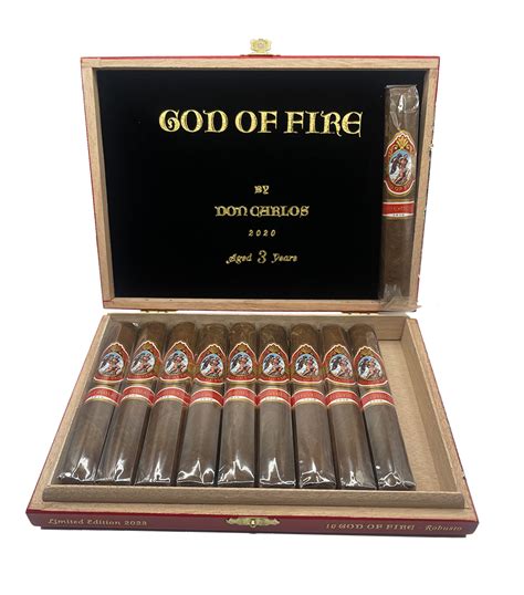 Arturo Fuente God Of Fire By Don Carlos Robusto 23 Release Junkos