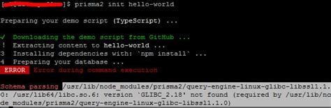 Prisma On Centos Issue Prisma Prisma GitHub