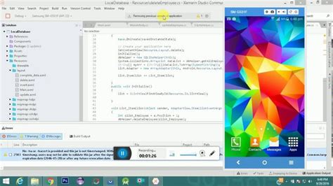 Xamarin Android Sqlite Database Example Controle