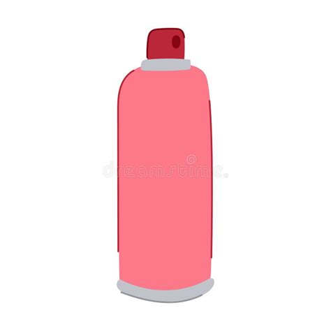 Refillable Spray Bottle Cartoon Vector Illustration Stock Vector