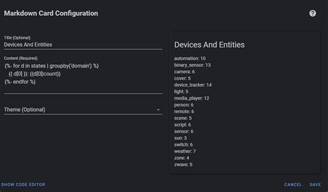 Catch Exception In Markdown Card Configuration Home Assistant Community