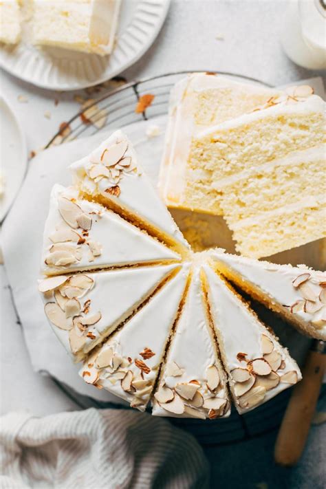 Sweet Almond Cake Birthday Cake Recipes Butternut Bakery