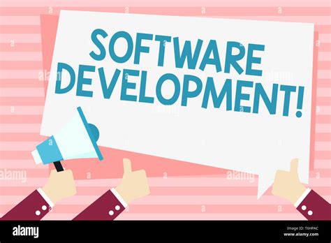 Handwriting Text Software Development Conceptual Photo Software Is