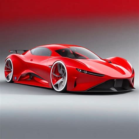 Premium Photo Red Color Car