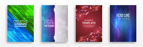 하이테크 브로셔 전단 템플릿 추상적인 미래 지향적 인 디자인 개념 기술 배경 디자인 소책자 전단지 연례 보고서 레이아웃 비즈니스 프리젠 테이션을위한 과학 표지 디자인