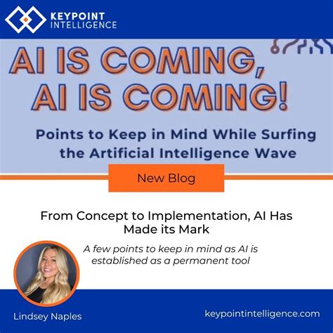 Keypoint Intelligence On Linkedin Artificialintelligence Aitrends Innovation Futureofwork…