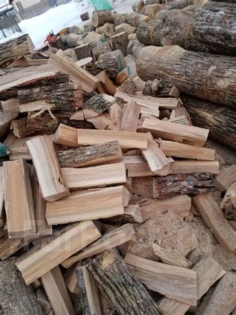 Дрова колотые дуб ясень берёза 35-40см без всякого добавления осины, в ...