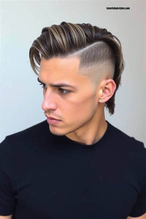 35 Classic And Modern Faded Mullet Men Undercut Favorite Hair Styles
