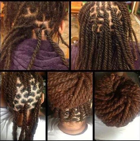 Two Strand Twists With Locs So Pretty Hair Styles Dreadlock Styles