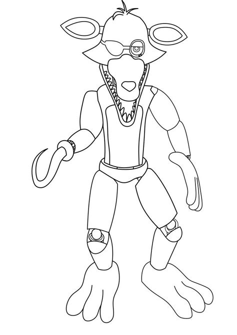 Foxy Fnaf Kawaii Para Colorear Dibujando Con Vani