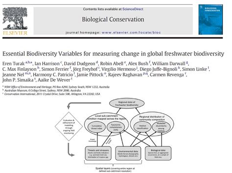 New Paper In ‘biological Conservation On Essential Biodiversity