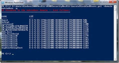 Using Powershell To Find All Disabled Users In Active Directory Eroppa