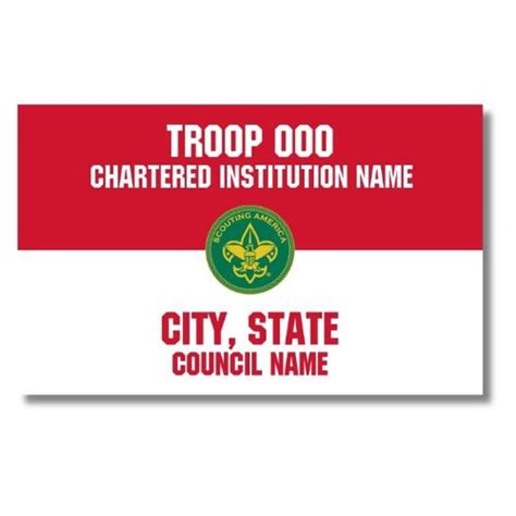 Scouting America Troop Flag Formerly Bsa Troop Flag