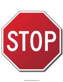 Printable Stop Signs Free Printable Signs