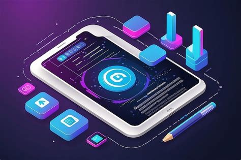 Premium Photo Web Develop For Mobile Phone Vector Concept Create