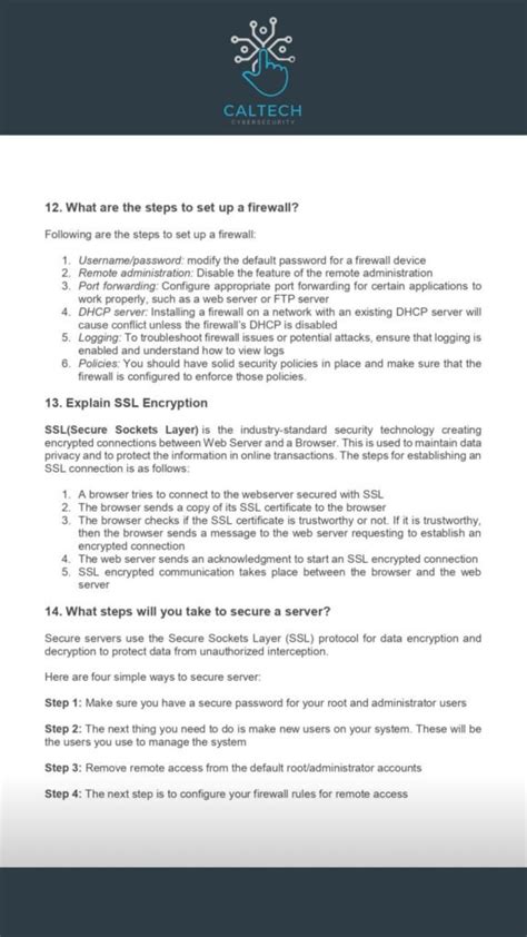 Top 50 Cyber Security Interview Questions With Answers