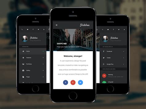 SlideBox Premium Mobile Site Template Enabled
