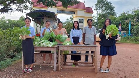 វិទ្យាល័យមួយនៅកំពត បណ្តុះជំនាញ កសិ កម្ម ដោយនាំសិស្សដាំ បន្លែ និង ធ្វើជីធម្មជាតិ