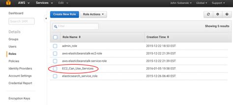 Connect Elasticbeanstalk To Elasticsearch Via Aws Iam
