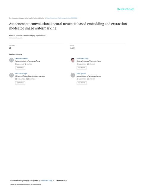 Autoencoder Convolutionalneuralnetwork Based Pdf Deep Learning