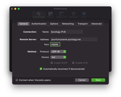 Synology Qnap NAS OpenVPN Via IPv IPv Setup Mac Egg
