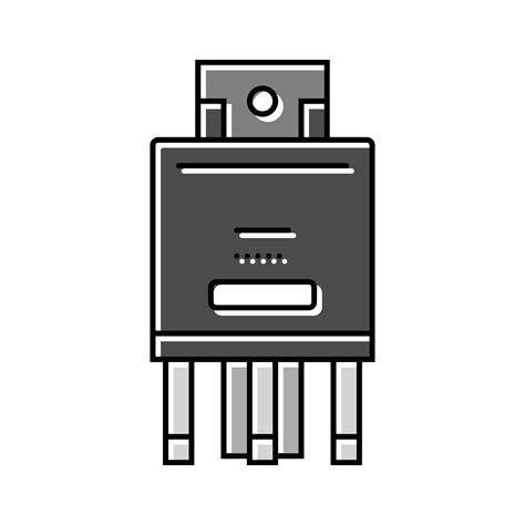 Relay Electronic Component Color Icon Vector Illustration 35452998