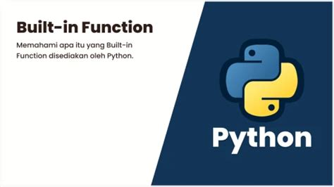 Belajar Python 26 Built In Function — Minarsih Tech