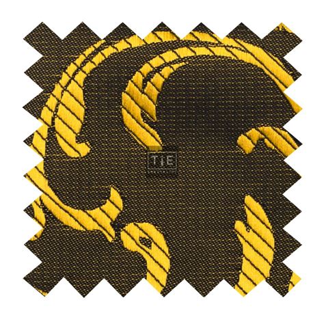 Gold On Black Swirl Leaf Swatch Black Wedding Tie Or Waistcoat Swatch