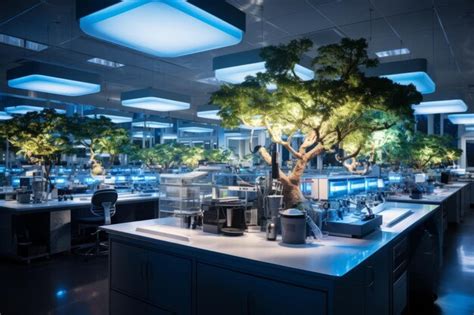 Premium Ai Image Laboratory With Genetic Engineering Generative Ai