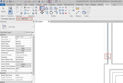 Wall Layout Design And Editing With Revit Aligning Walls With Constraints Autodesk