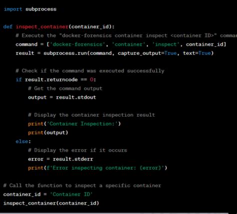 Forensic Investigation In Docker Environments Unraveling The Secrets Of Containers Eforensics