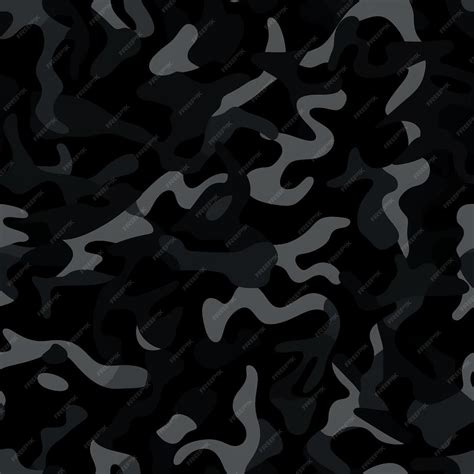 Black Camo Pattern