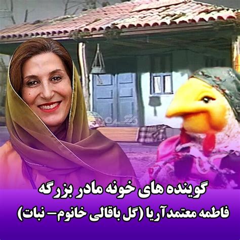 گوینده های کارتون خونه مادر بزرگه از مادر بزرگ تا مخمل و هاپوکومار