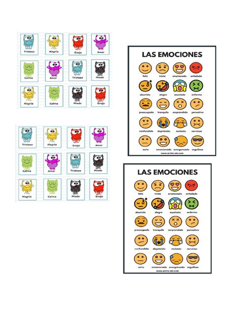 Emociones Para Imprimir Pdf