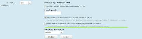 Commerce Show Attribute Widgets Even If The Add To Cart Form Only