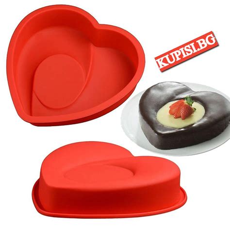 Силиконова форма за печене Сърце