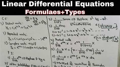 Differential Formulas In Maths At Warren Short Blog