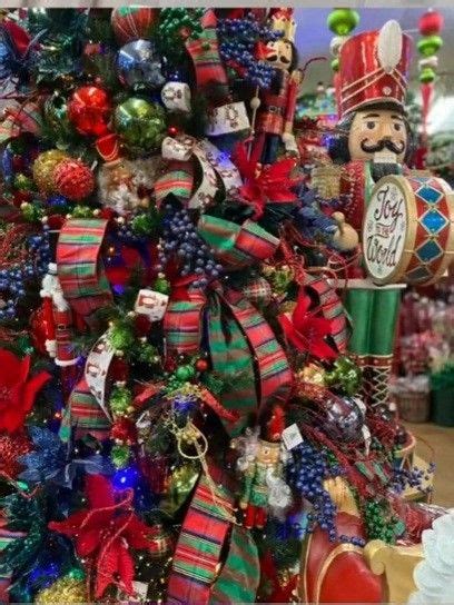Nutcracker Brights Bold Christmas Tree Decoration Inspiration